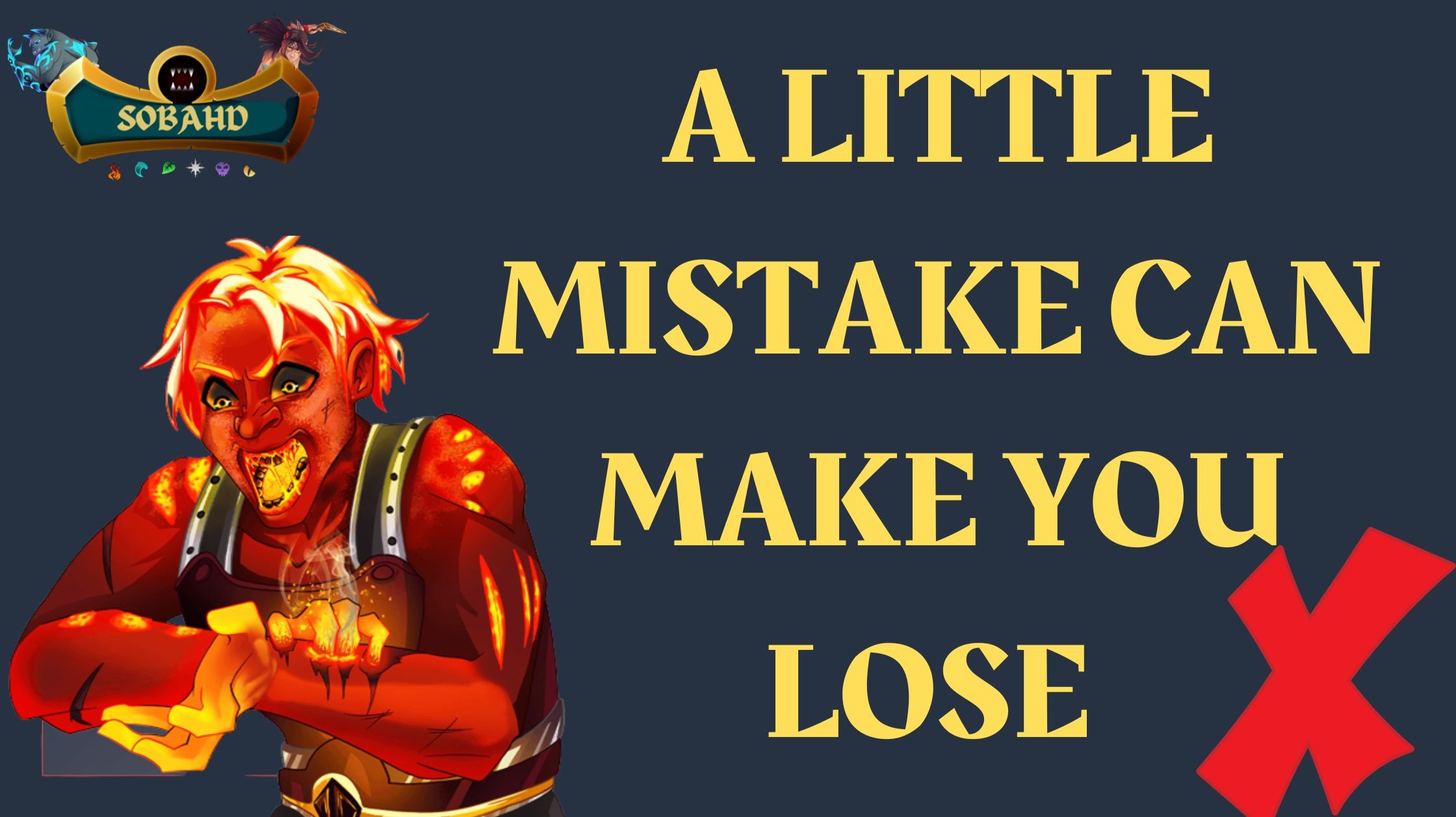 A LITTLE MISTAKE CAN MAKE YOU LOSE -Battle Mage Secrets-