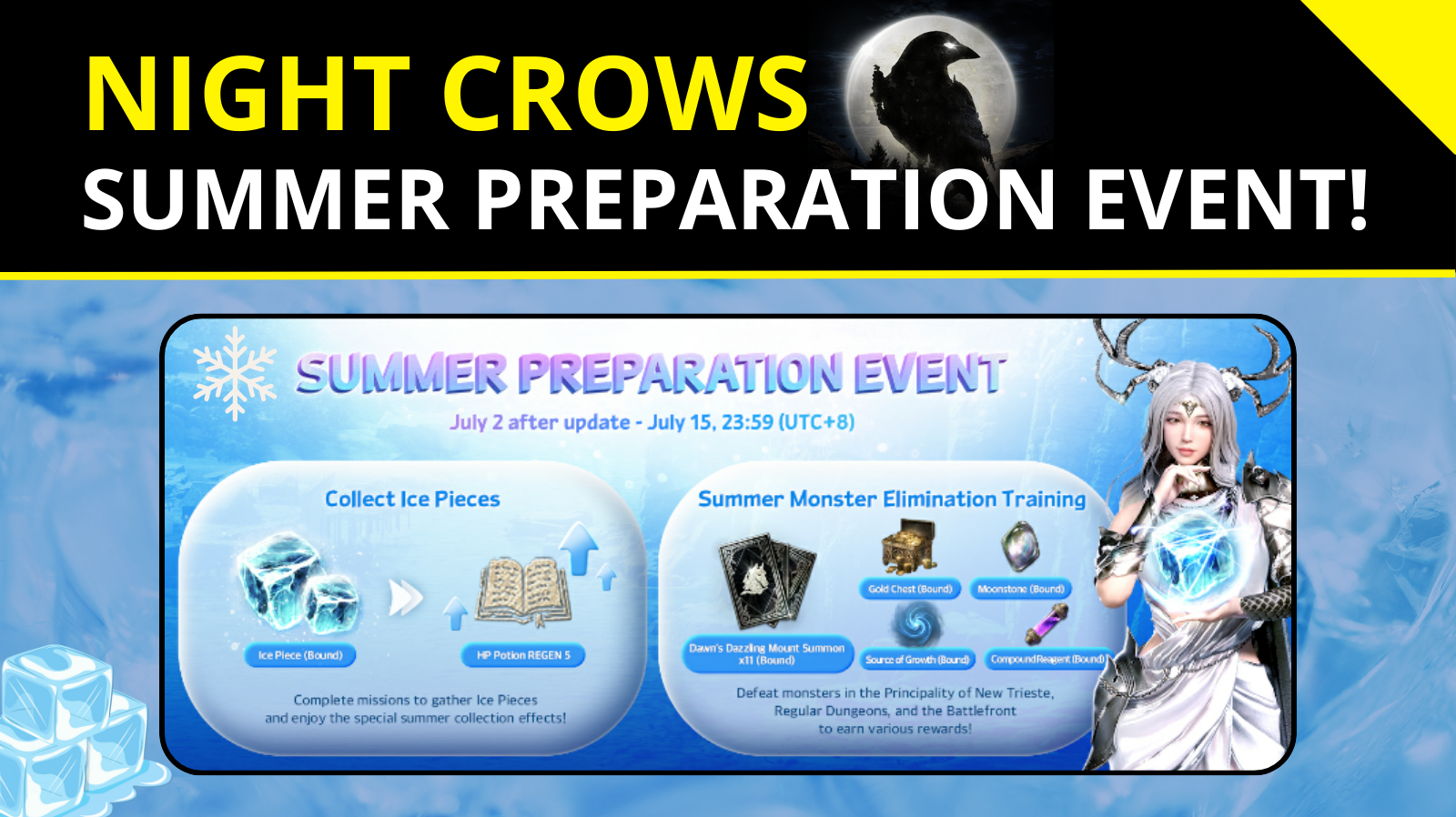 Night Crows 🌒| Summer Preparation Event 🧊 [EN/PT]
