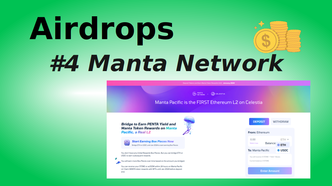Airdrops Series #4: Manta Network Airdrop - L2 with Native On-Chain Yield