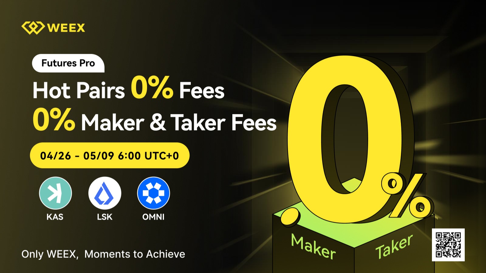 Trade Fee-Free on KAS, LSK, and OMNI: Exclusive Offer from WEEX Exchange!