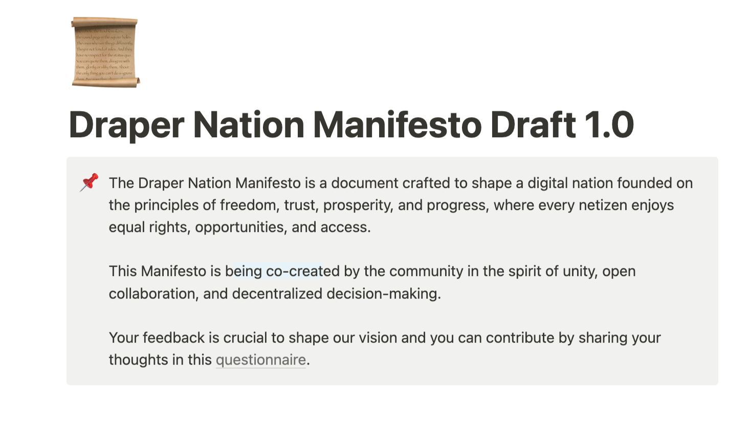 Contribute to the Draper Nation