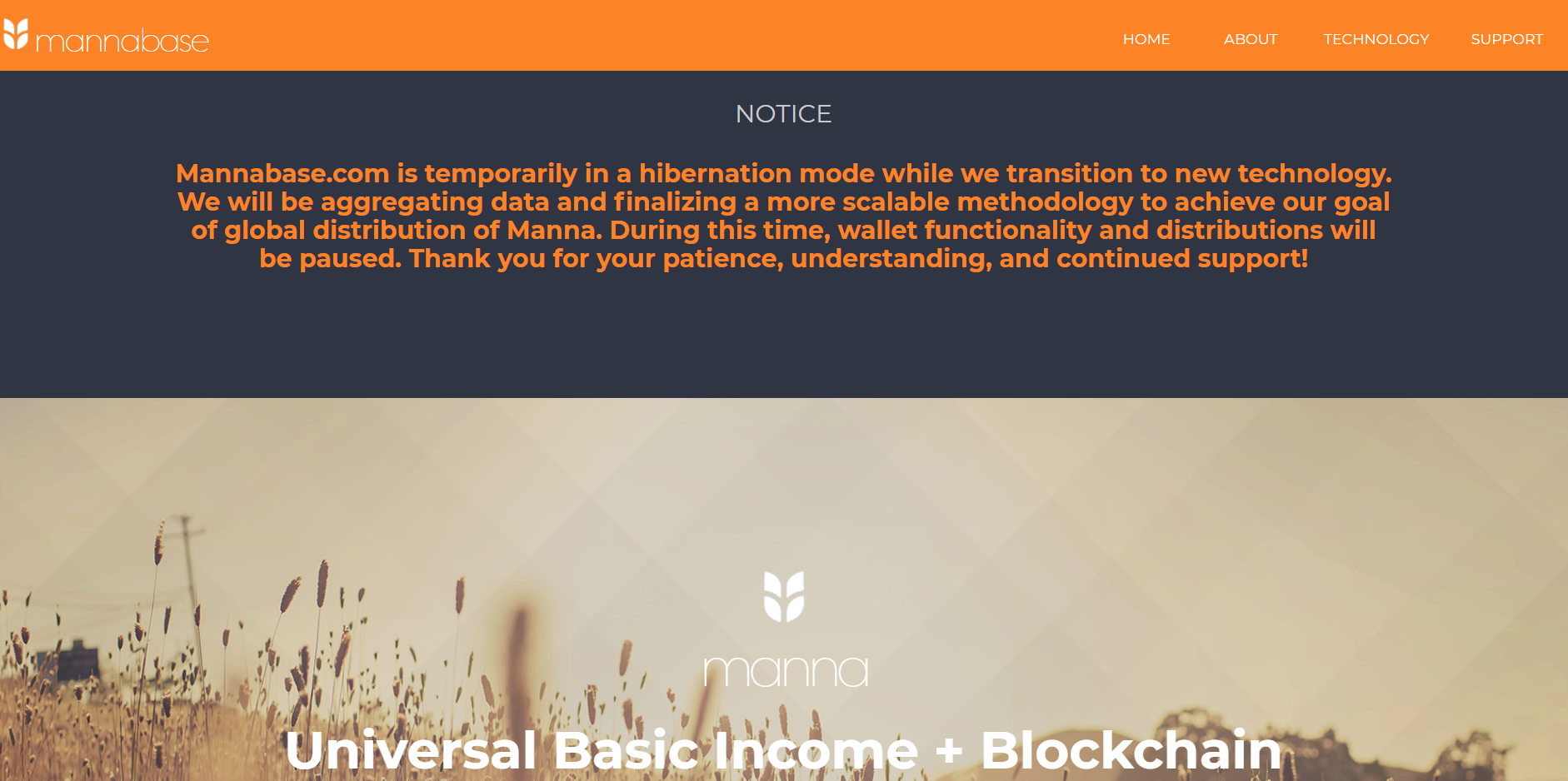 Mannabase - Universal Basic Income gone Wrong. Again.