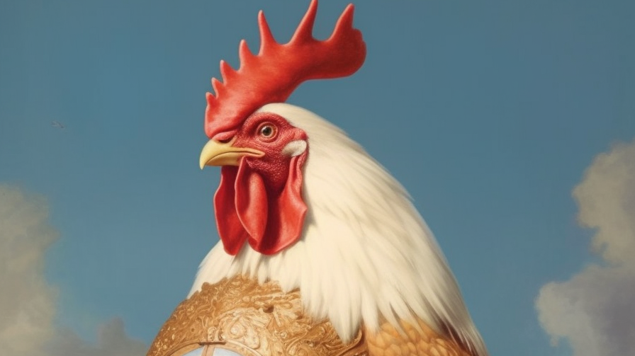 Chicken Boss Island | AI Art | Made With Midjourney