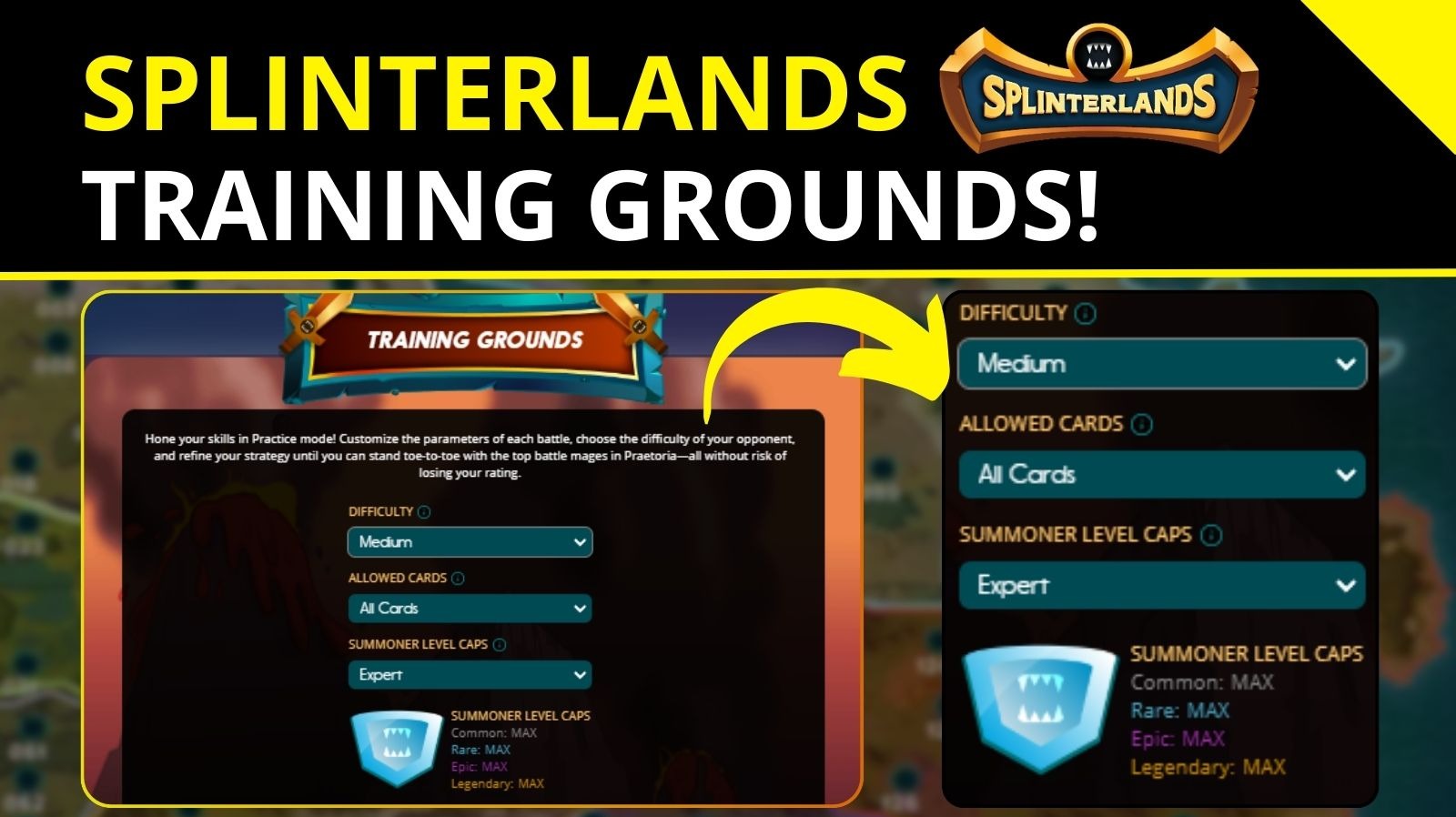 Splinterlands 🐉| New Game Mode to Train your Strategies - Traning ...