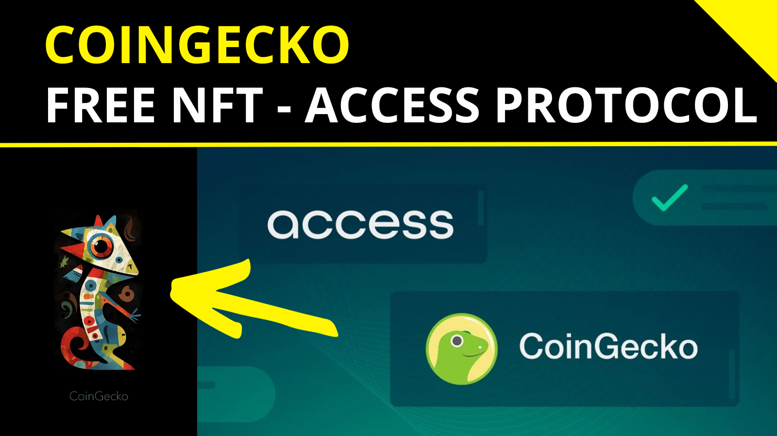 COINGECKO partners with ACCESS PROTOCOL to give FREE NFT! [ENG/PT-BR]