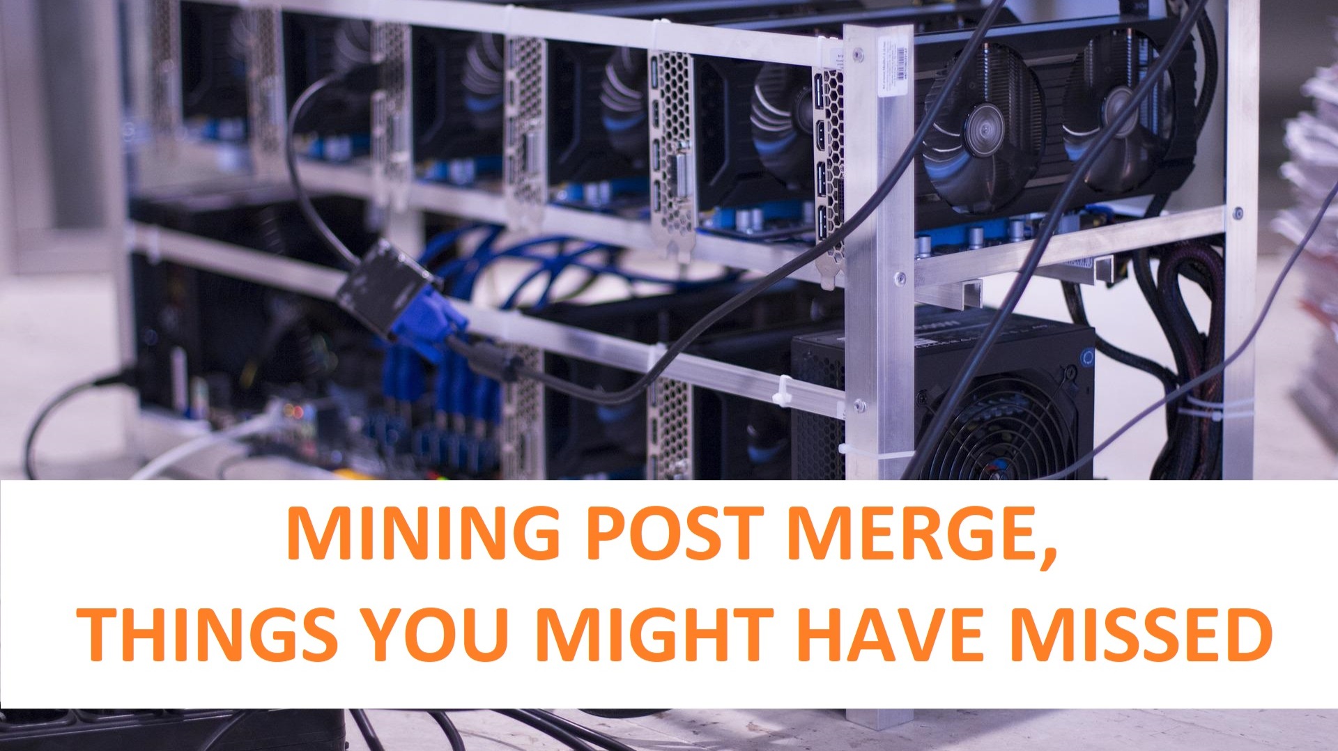 Mining after The Merge, things you might not have thought about