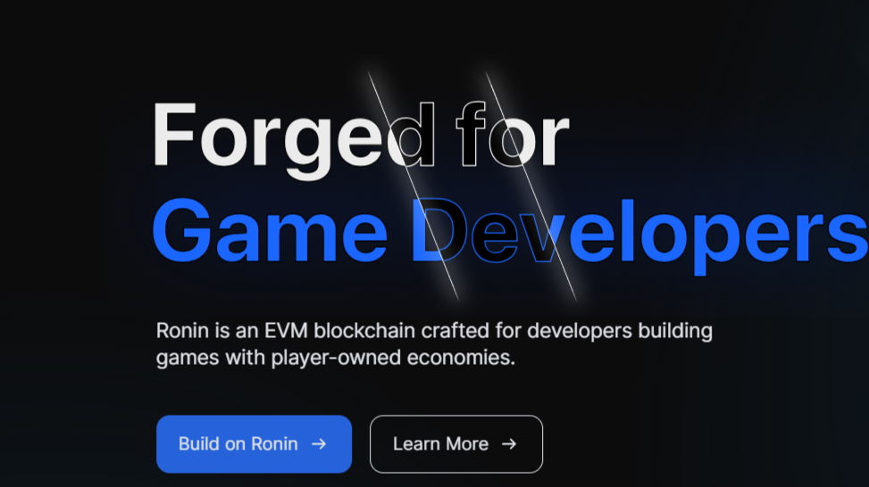 Ronin Blockchain Integrates Ecosystem of Blockchain Games