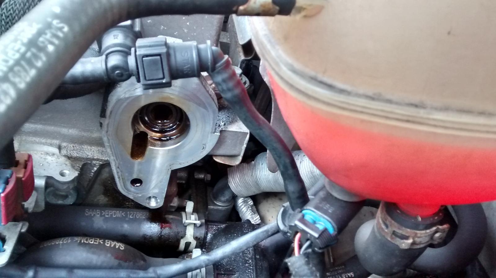 2004 Saab 9-3 Brake vacuum pump leak and replacement
