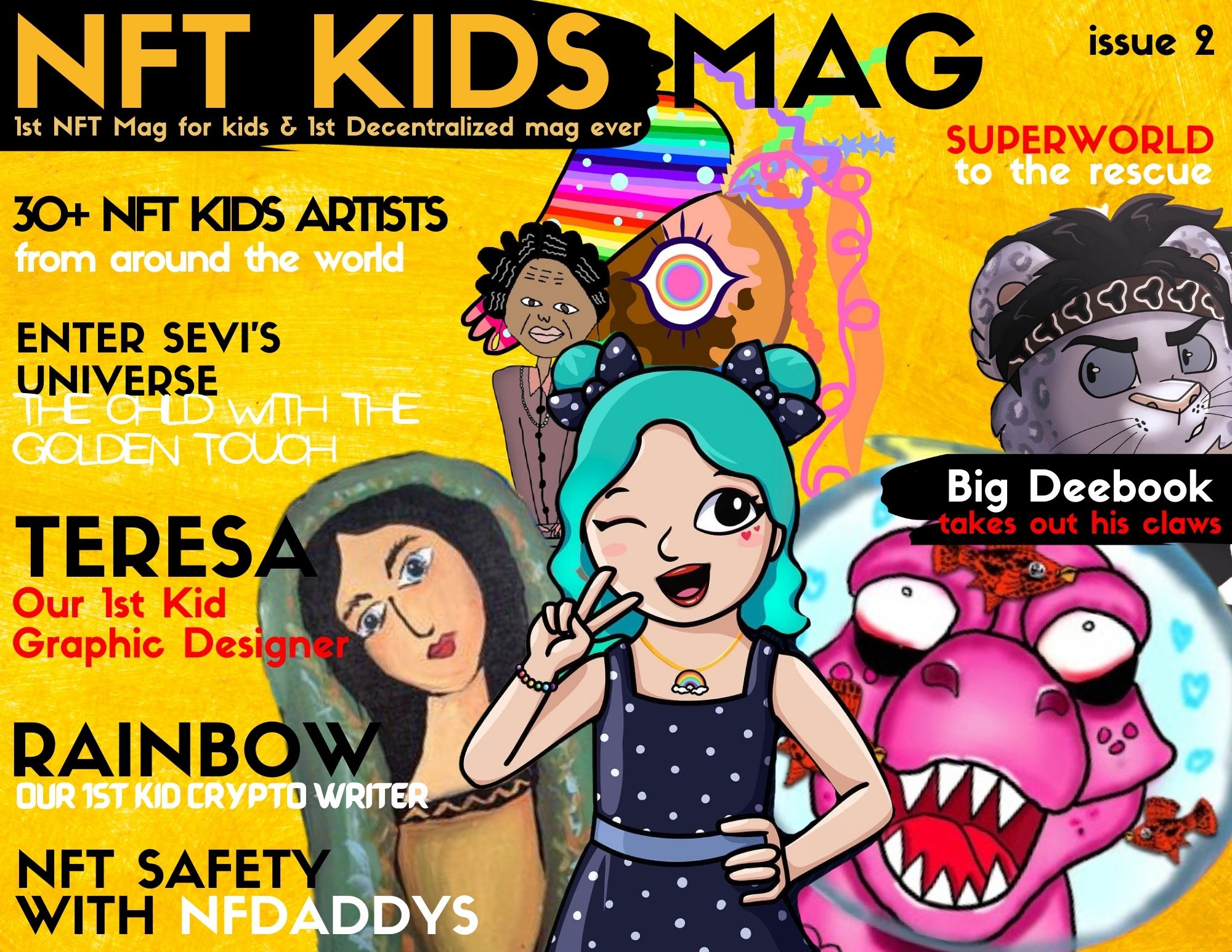 NFT Kids Mag, the 1st decentralized magazine and the FIRST publication ...