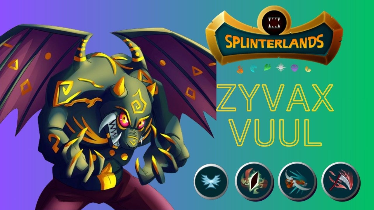 Splinterlands | Zyvax Vuul is an underdog card in chaos