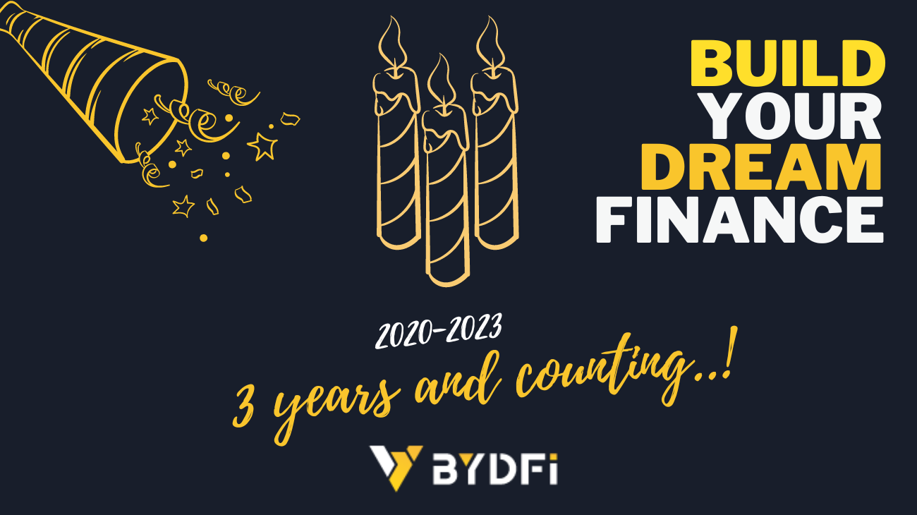 Celebrating 3 Years of BYDFi: A Look at Its Impact