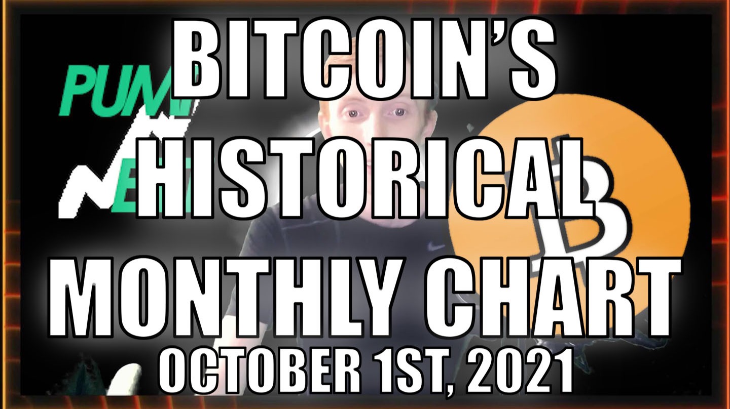 BITCOIN'S HISTORICAL MONTHLY CHART - OCTOBER 1ST, 2021