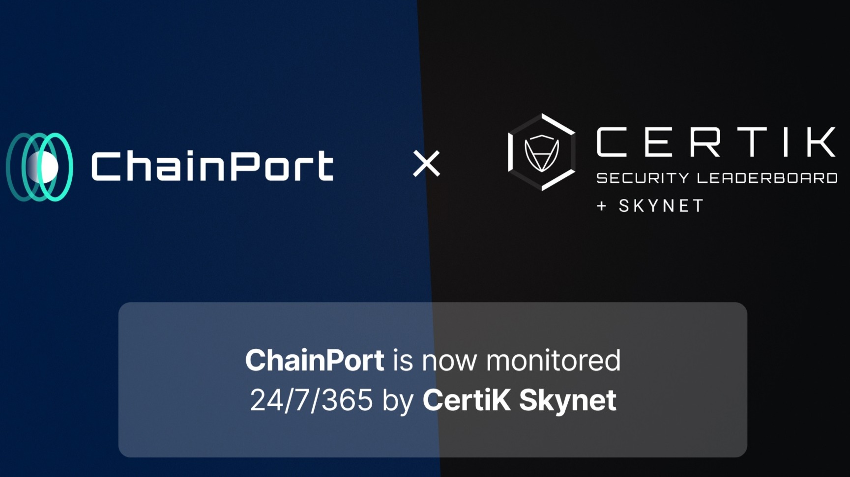 CertiK Skynet is Now Monitoring ChainPort Smart Contracts 24/7/365B
