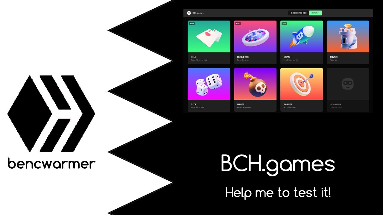 [ENG/ITA] BCH.games: help me to test it!