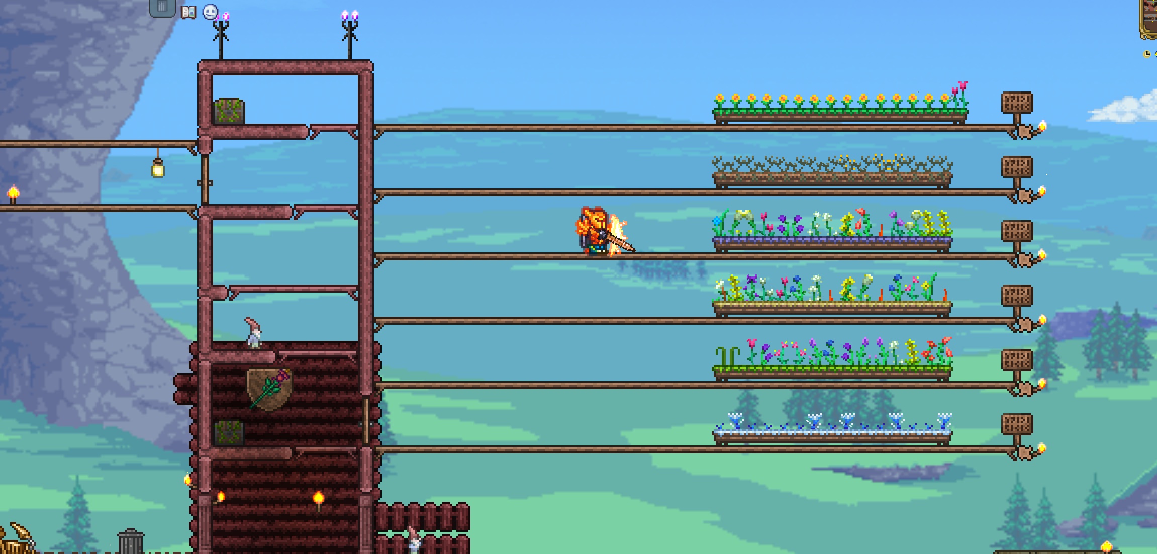 S01P08: Agriculture in the World of Terraria: My First Terraria Farming ...