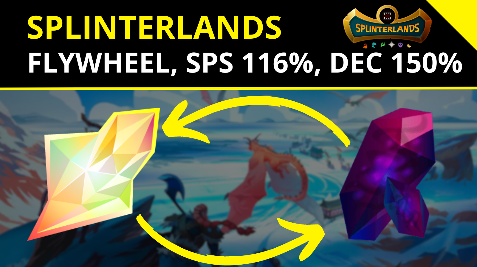 SPLINTERLANDS: FlyWheel, SPS 116%, DEC 150% APR [ENG/PT-BR]