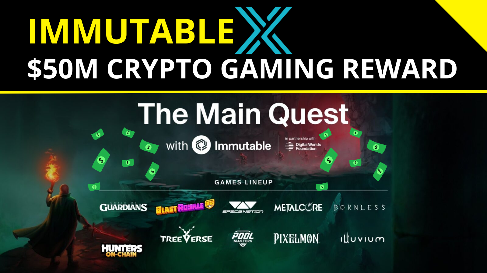 Immutable X 🎮| $50M Crypto Gaming Rewards! [EN/PT]