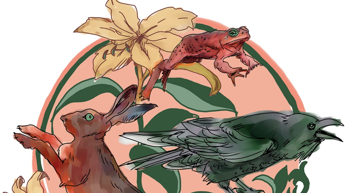 A new artwork design inspired by the Trio Hare, Toad, and Crow