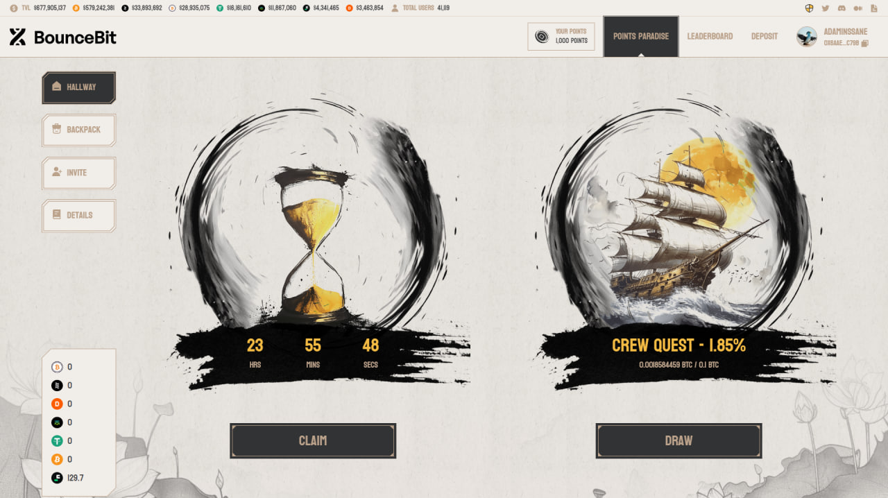 Bouncebit 1st BTC restaking chain: Potential Airdrop