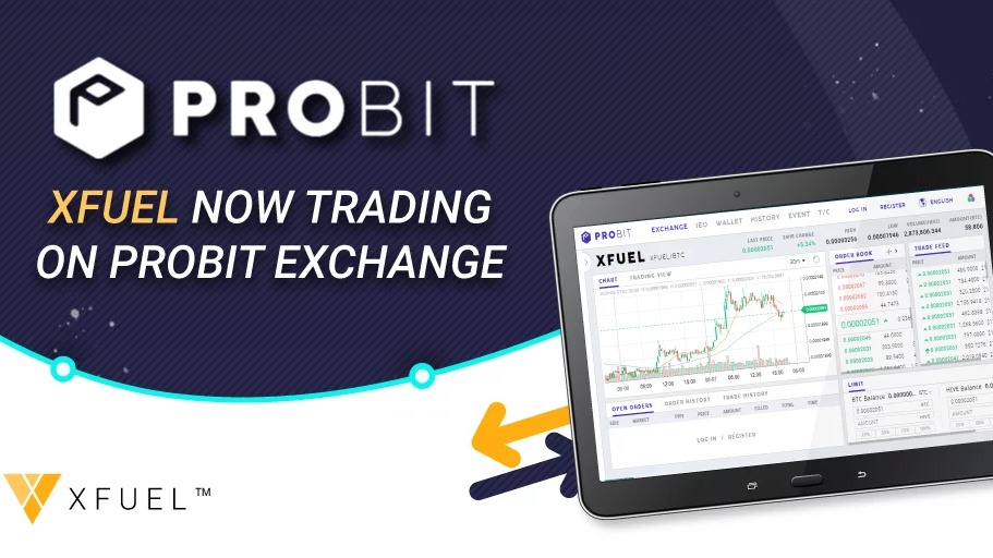 PROBIT EXCHANGE LISTS XFUEL