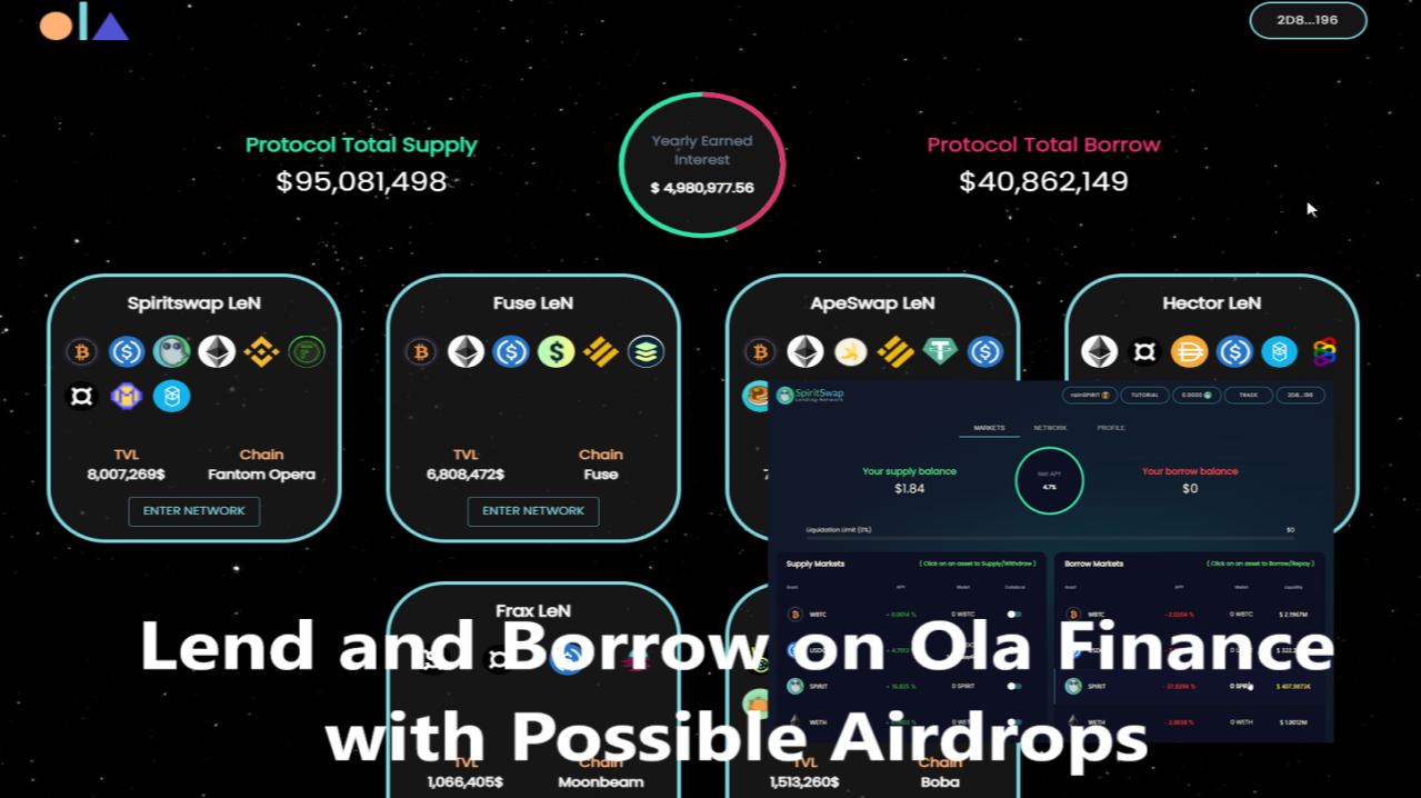 How to Lend and Borrow on Ola Finance with Fantom Chain with Possible ...