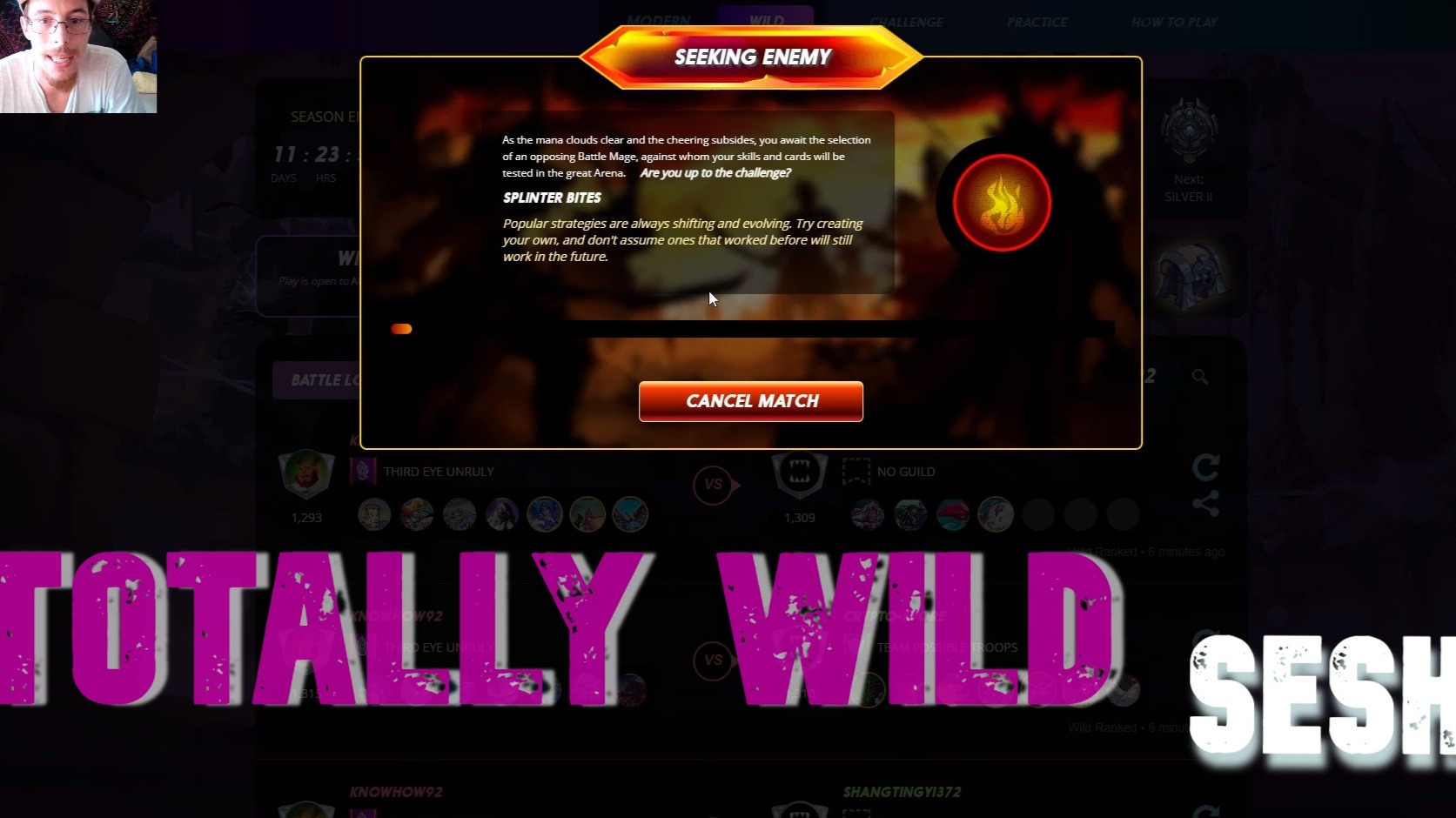 Totally WILD Splinterlands Ranked Sesh (Gameplay/Commentary)