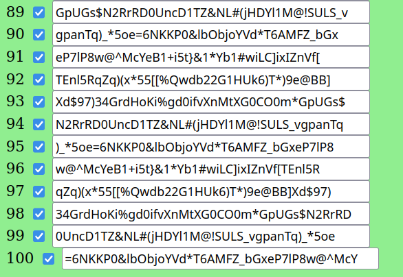 A simple way to convert a weak password into 100 super strong passwords