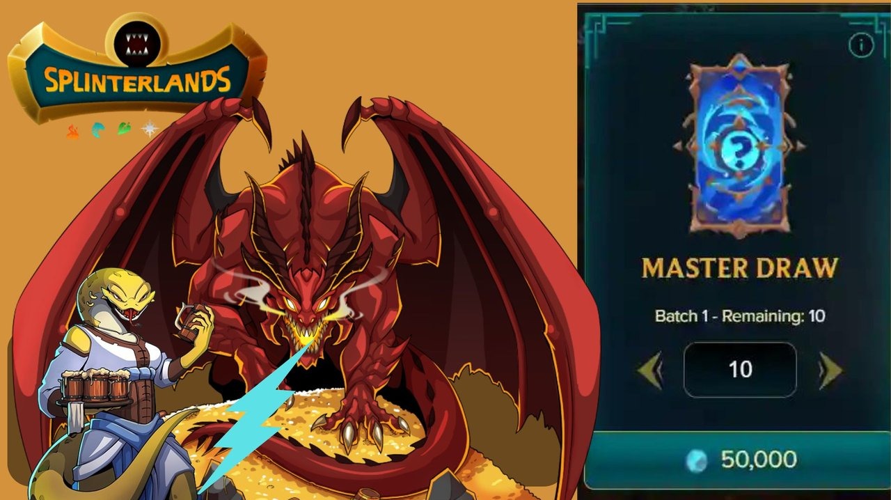 Splinterlands | First in Brawl and celebrating by opening Packs!