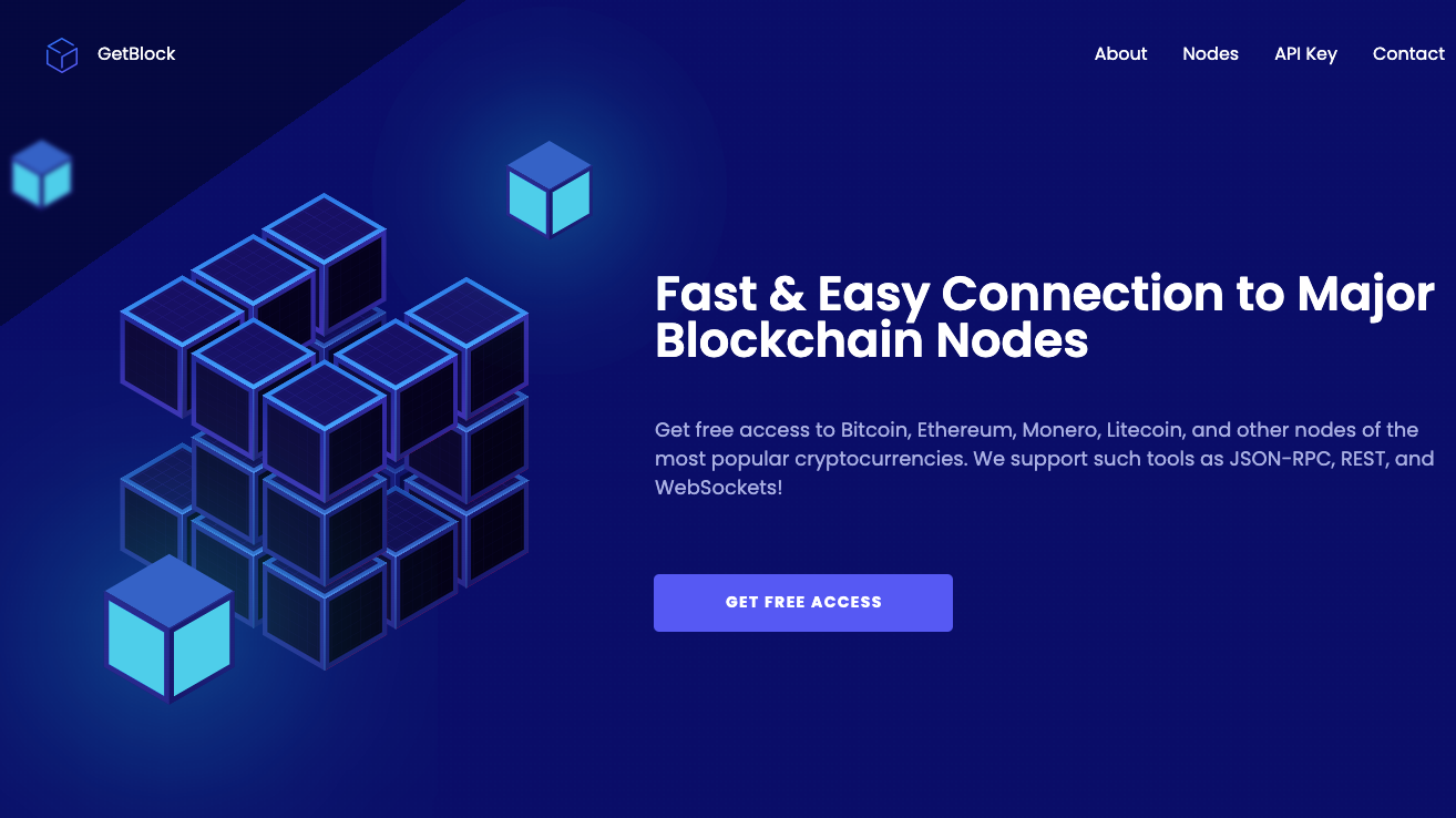Meet GetBlock.io – a provider of the most popular blockchain nodes!