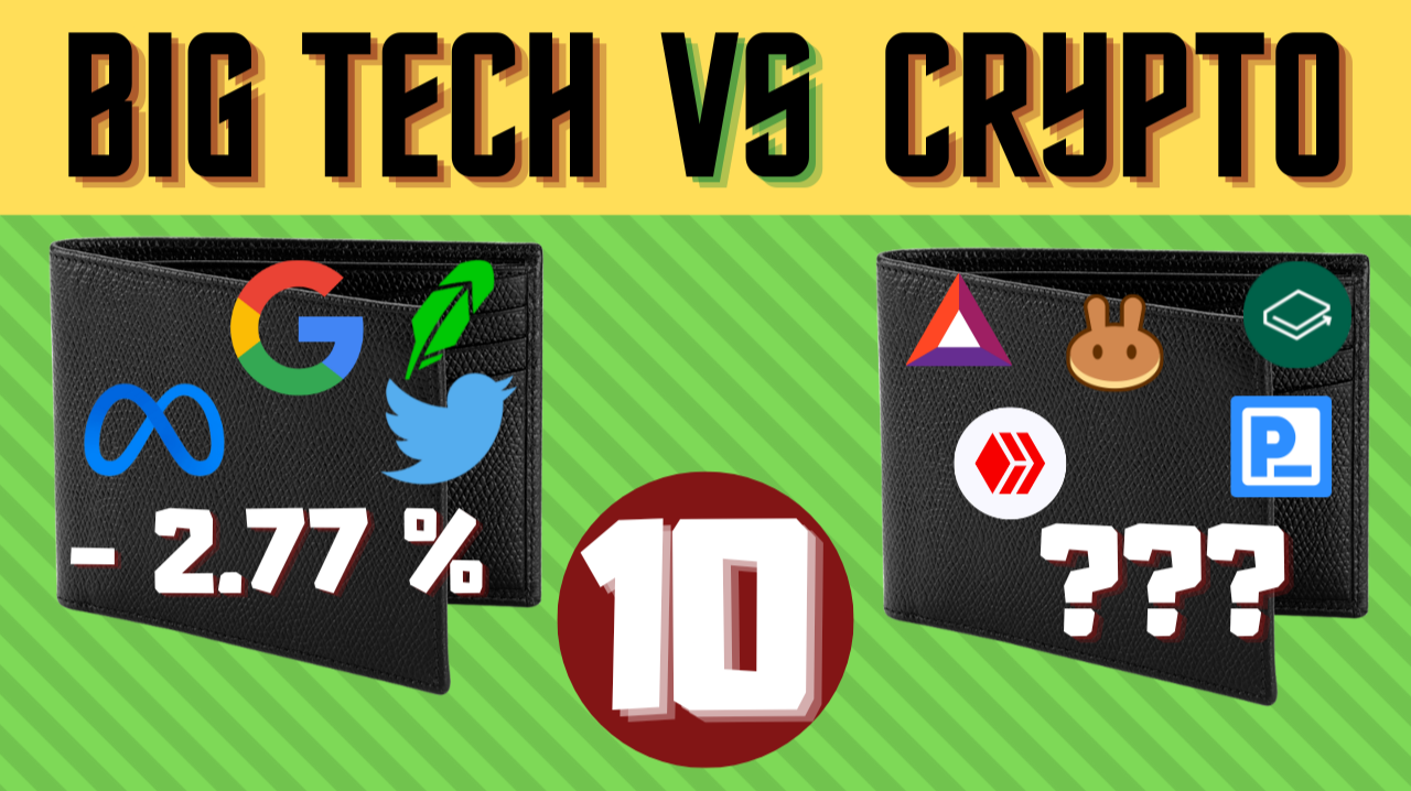 Big Tech or Crypto - Experiment. (#10)