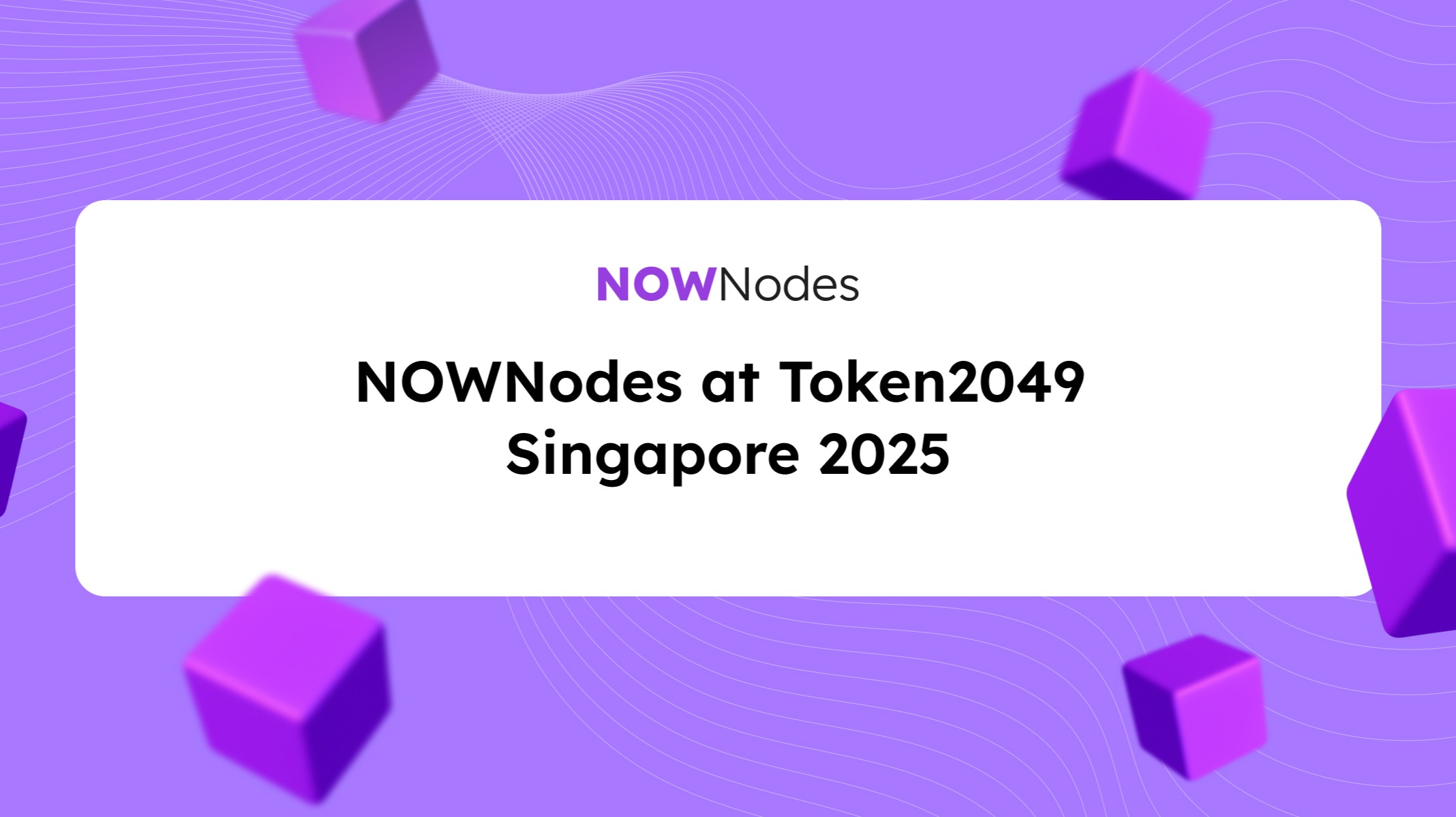 NOWNodes at TOKEN2049 Singapore 2025: Key Insights and Takeaways