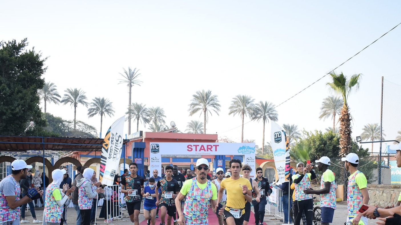 Walk along the Nile embankment - "Cairo Marathon"