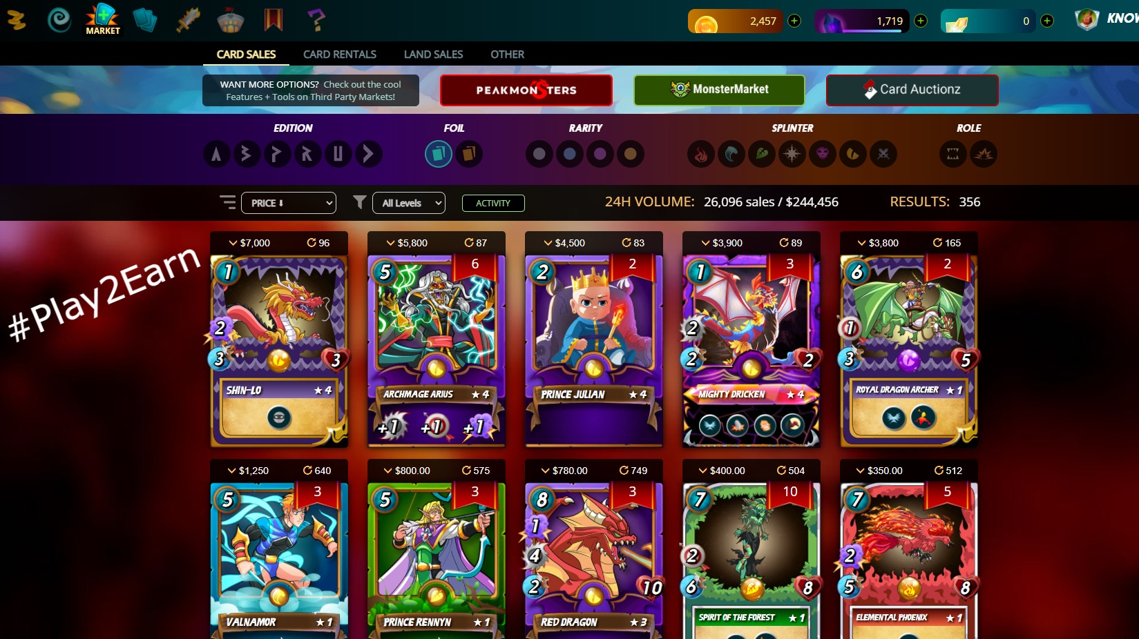 Splinterlands is EXPLODING - Play2Earn Gaming