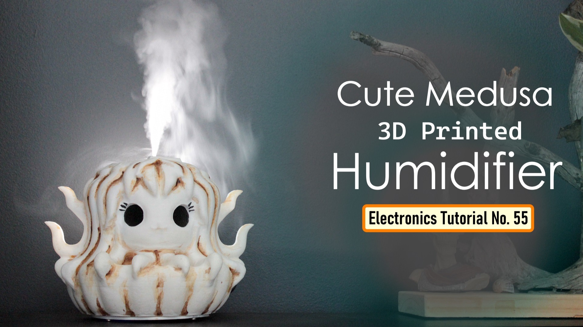 Rechargeable 3D Printed Humidifier