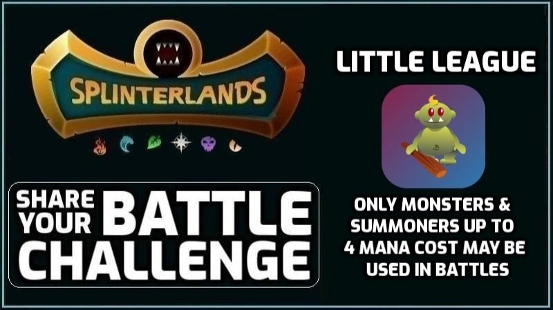 Splinterlands | Little League Battle Challenge