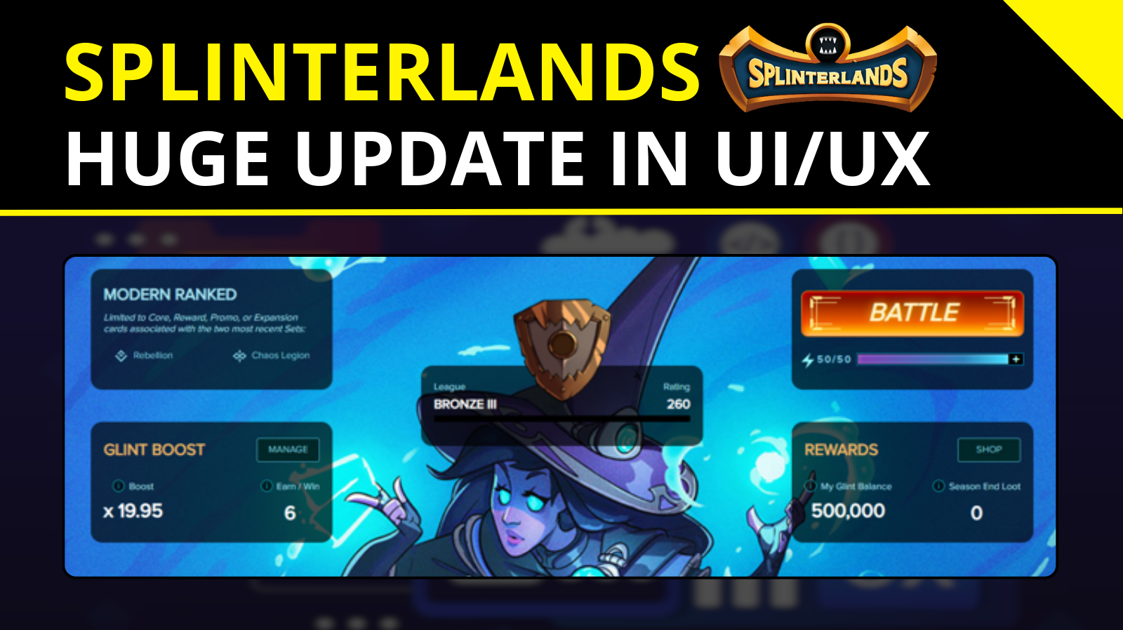 Splinterlands | Huge UI/UX Update! [EN/PT]