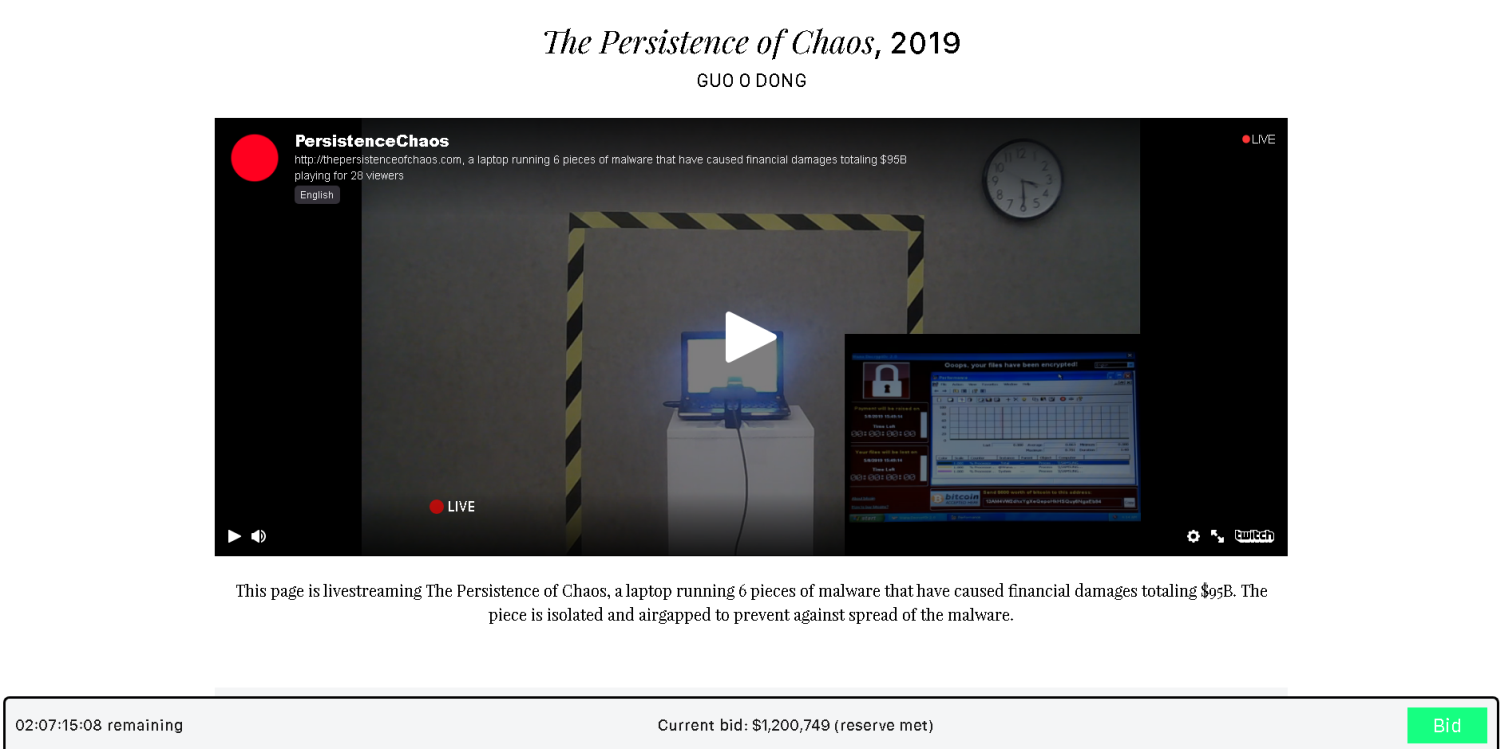 Auction of Laptop infected with six of the most infamous computer ...