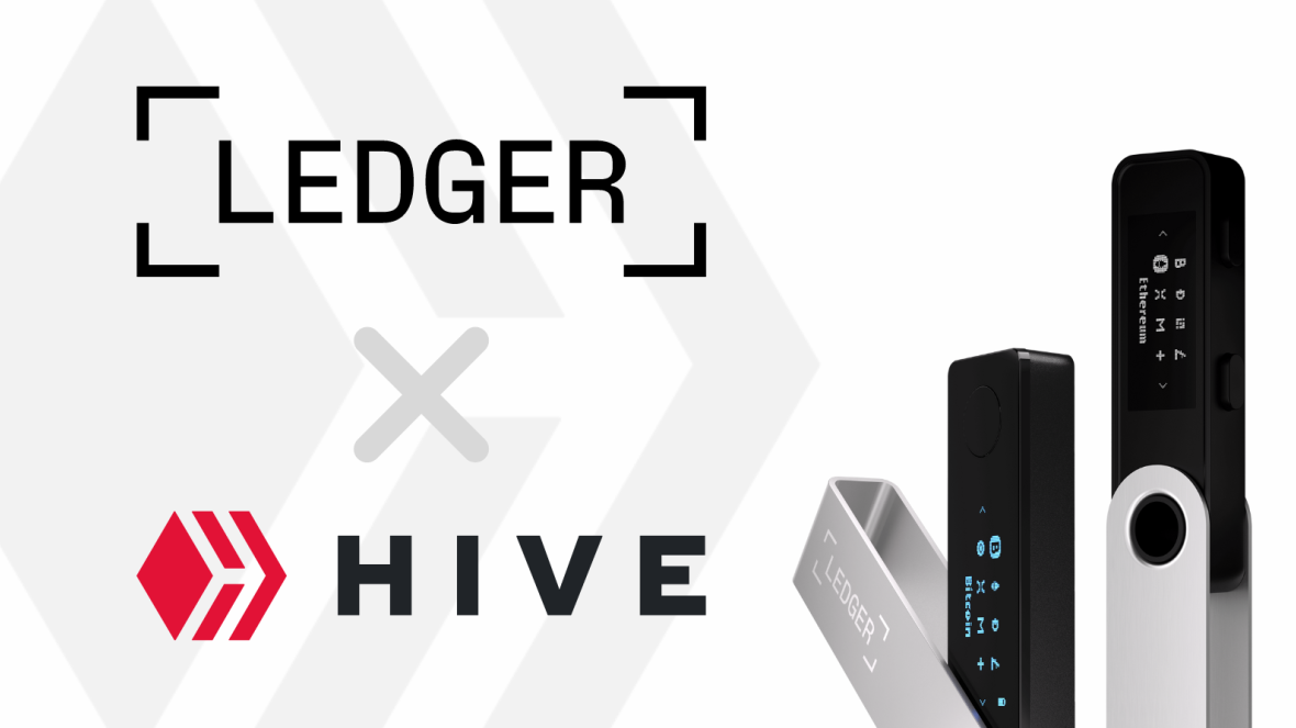 Hive Announces Support for Ledger Hardware Wallets