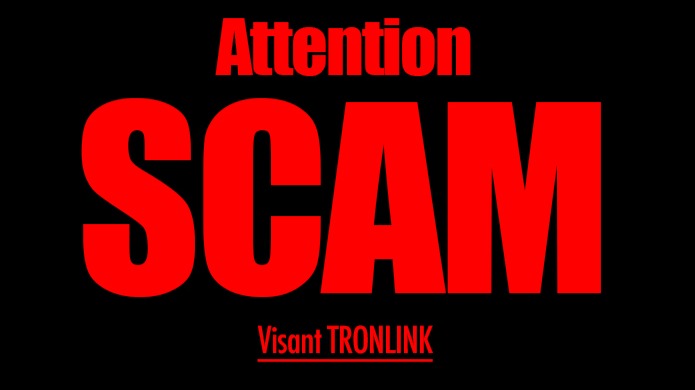 SCAM ALERTE visant la communauté TRONLINK