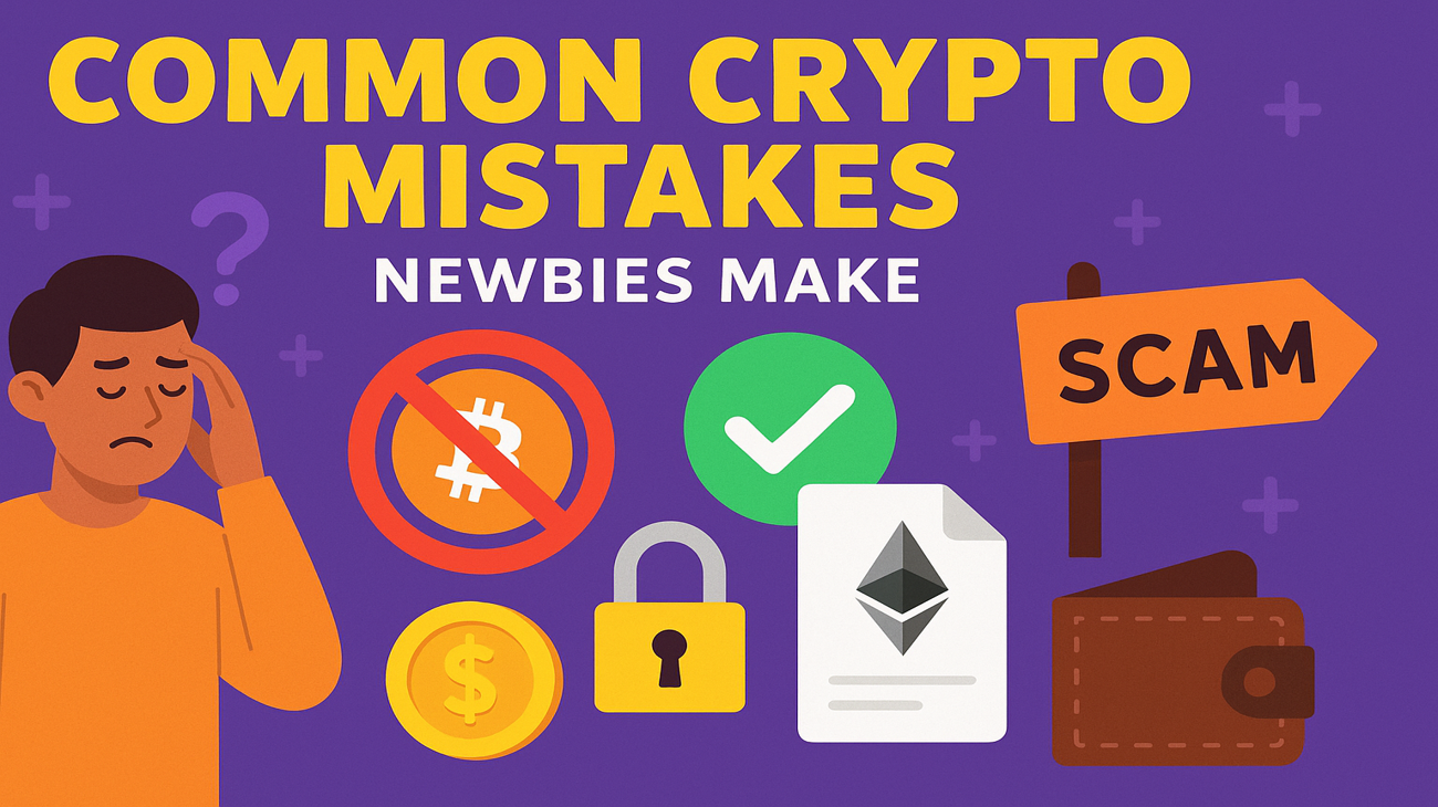 🧠 Common Crypto Mistakes Newbies Make (and How to Avoid Them — Beyond Just Security)