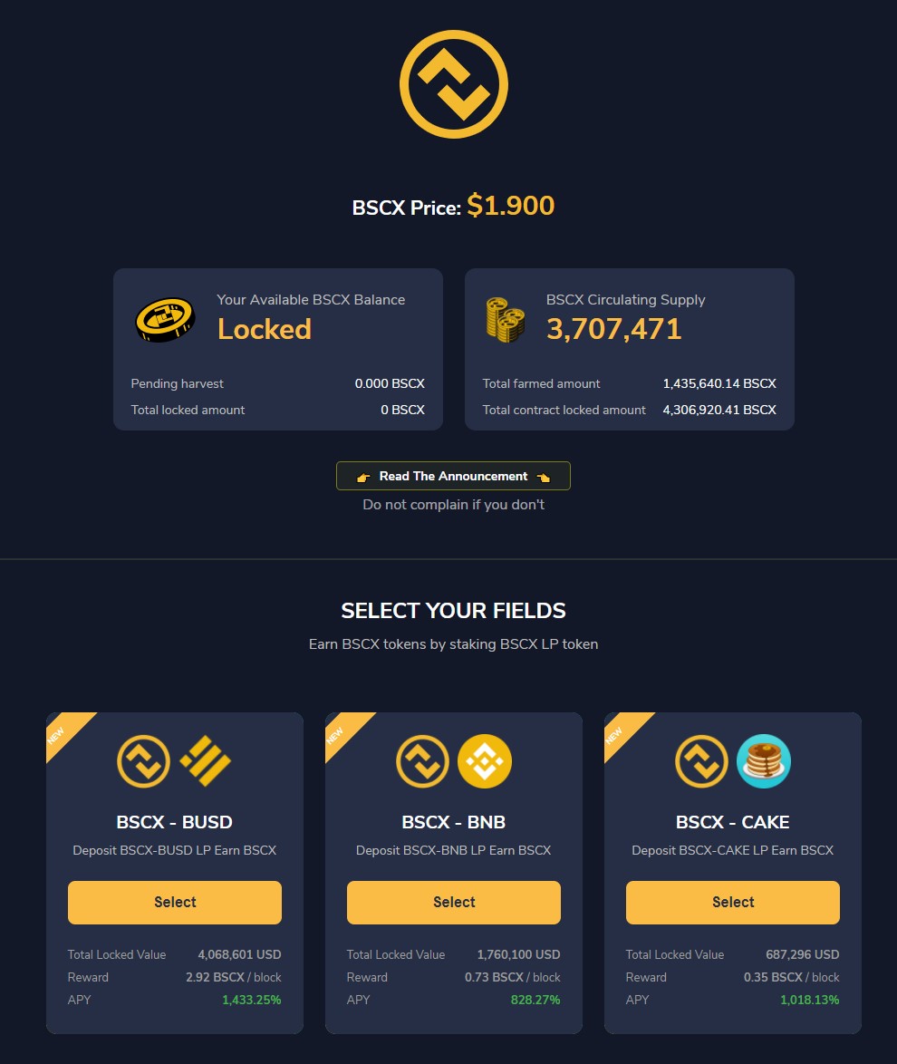BSCEX: first decentralized crypto exchange & ecosystem on Binance Smart ...