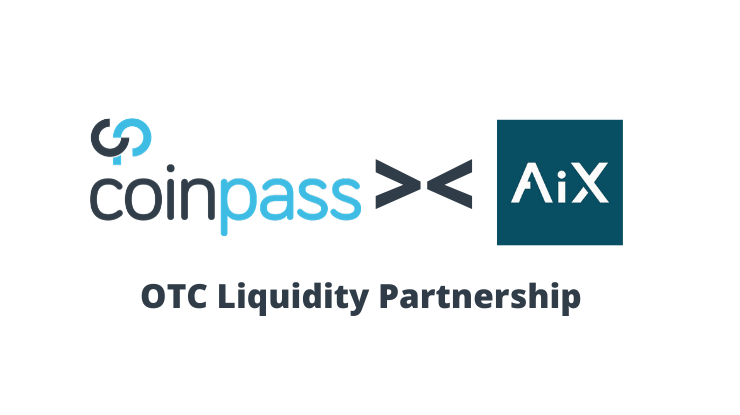 Press Release: AiX Trade and coinpass announce OTC Trading Partnership