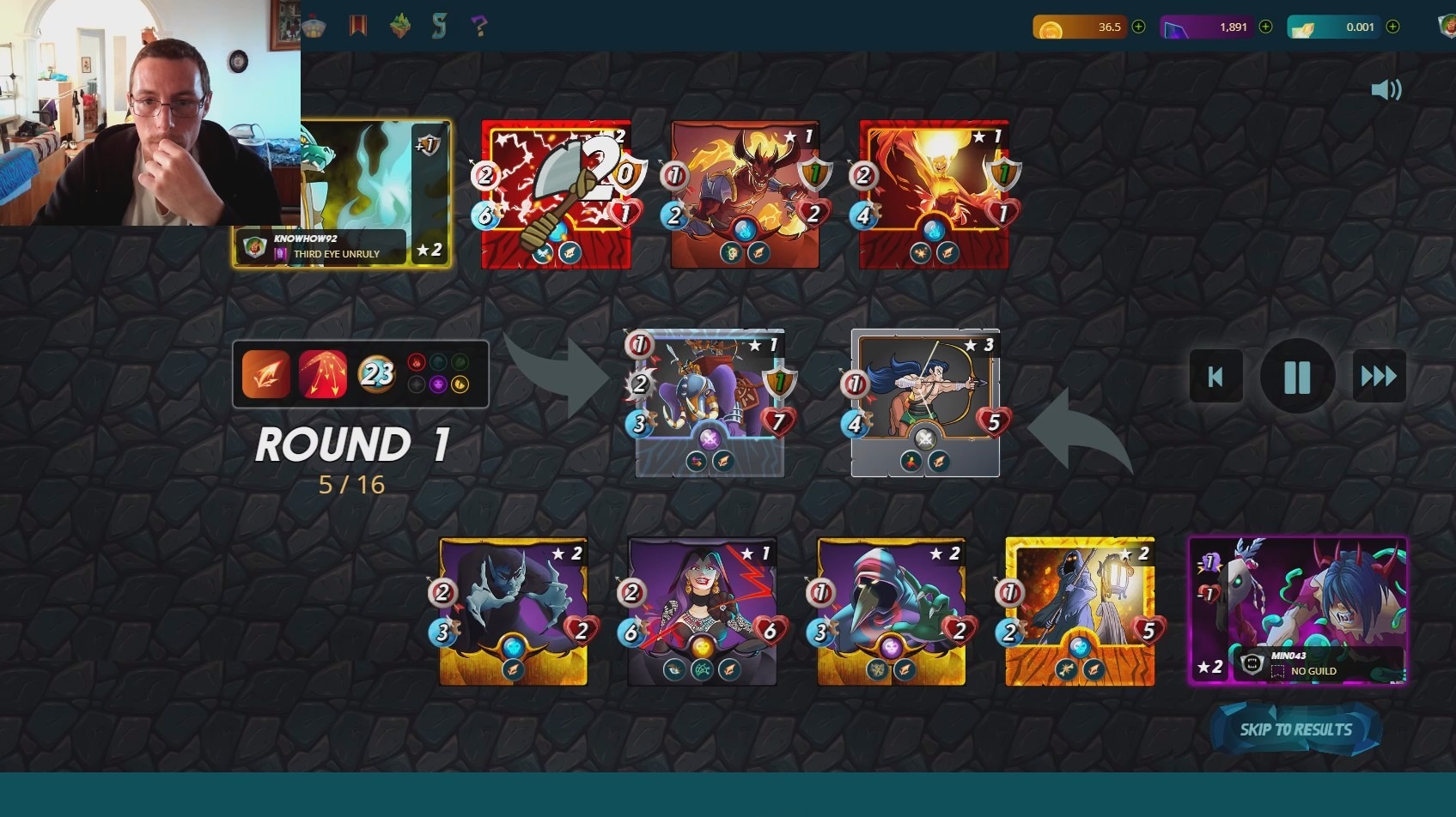 Splinterlands - A Challenging Wild Ranked Session (Gameplay w/ Commentary)