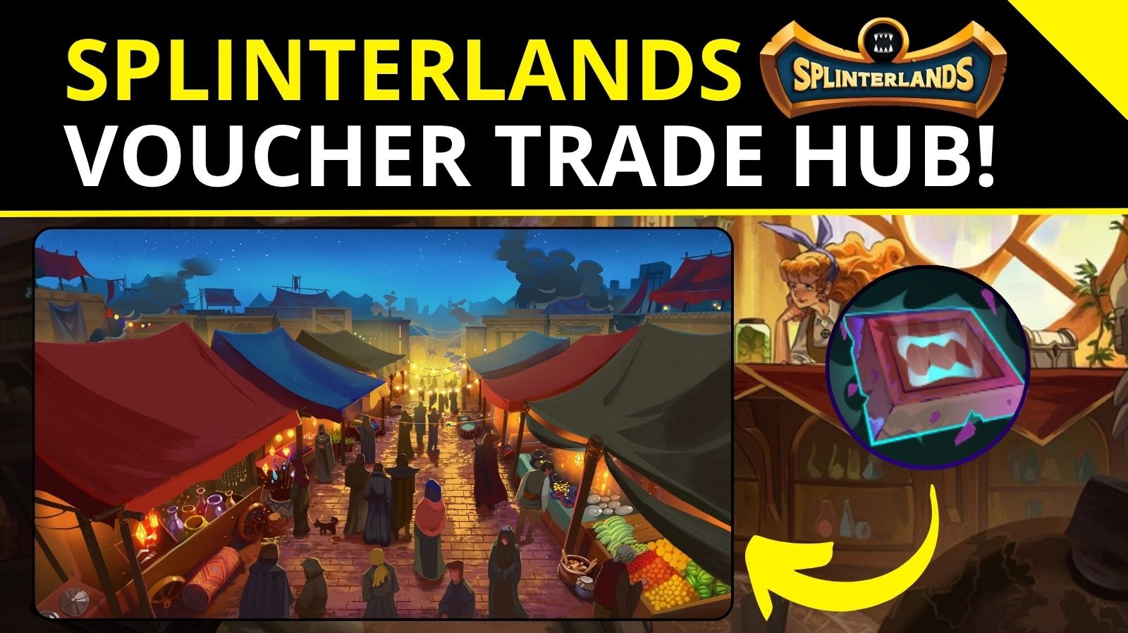 Splinterlands 🐉| A Complete Guide of Vouchers Trade Hub!