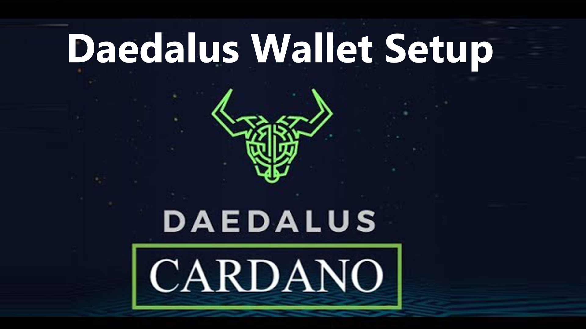 Daedalus Wallet Setup | Ada Coin Wallet Setup | How to Install wallet