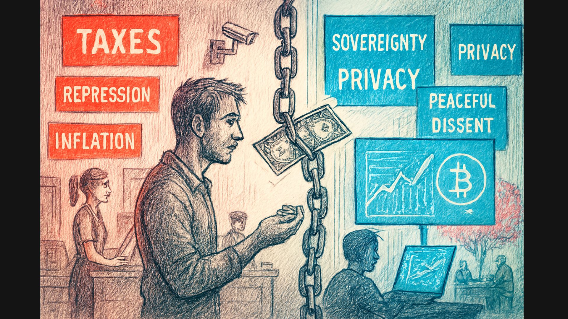 Bitcoin / Trading: A Manual for Overthrowing a Corrupt Government.