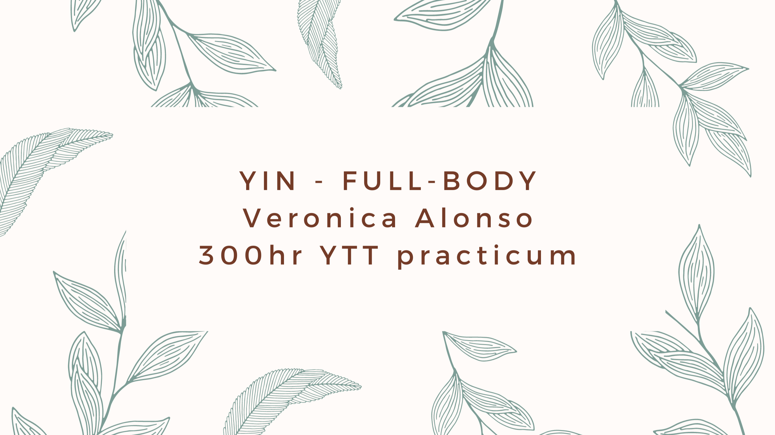 Full-body Yin Yoga Sequence Video - 90 min