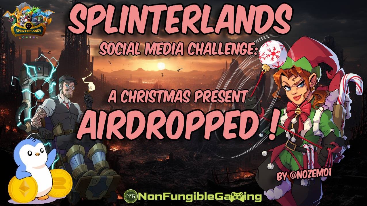 Splinterlands - a Christmas airdrop got me Elias Max Pruitt and I LOVE it!