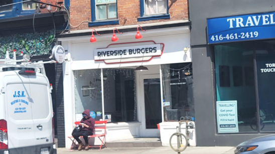 Riverside Burgers - The Riverside Burger.