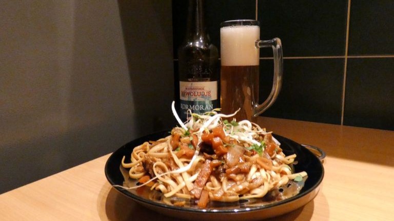 A beer from the Kormoran brewery called "Warmian Revolutions" and a ...